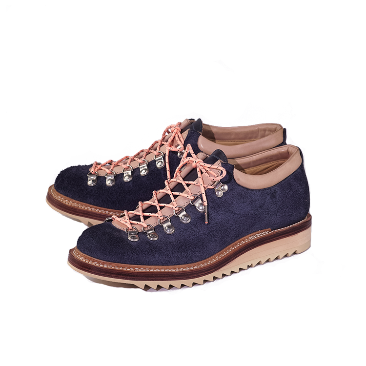 Trailmaster Low "Tough Trails Tough Boots" - Cobalt Blue – sagarabootmaker
